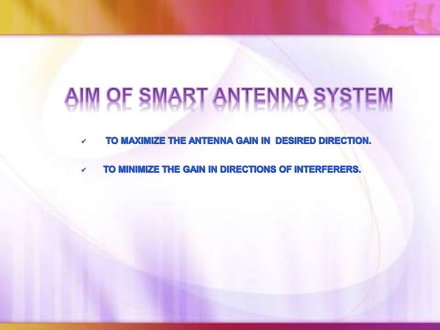 Smartantennasystemsfinalppt | PPT