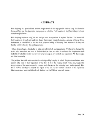 Smart aquarium project | DOCX