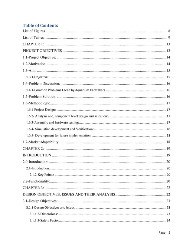 Smart aquarium project | DOCX