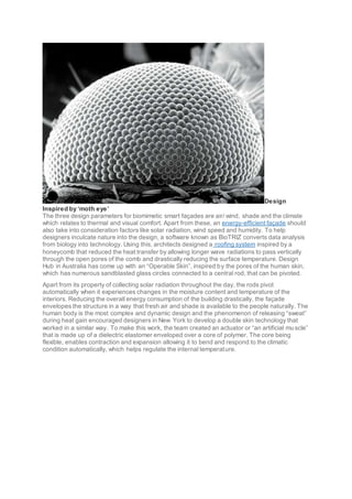 Smart Facades: Biomimicry & Biomimetic Facades | PDF