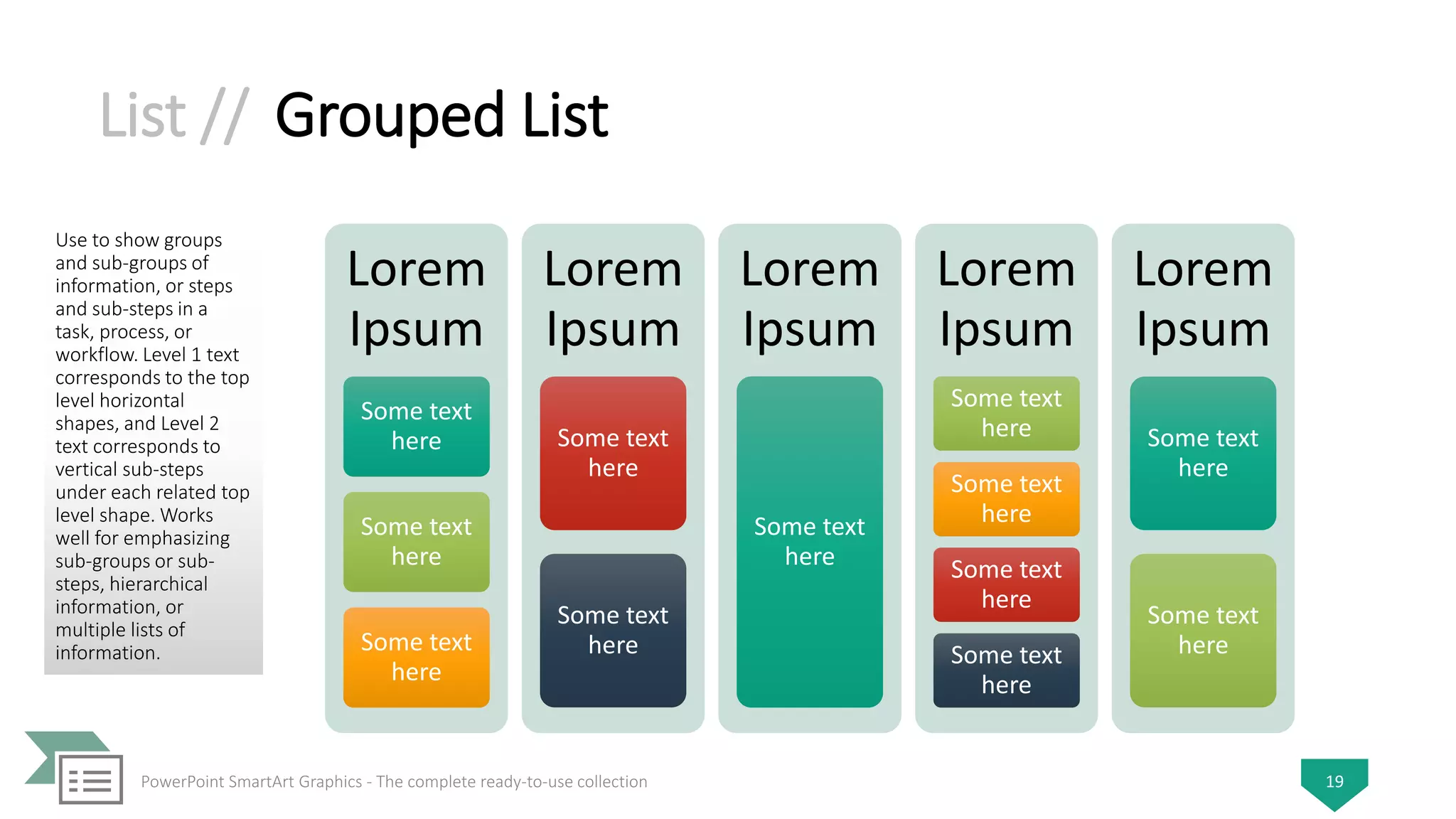 Smart Art Graphics Ready to Use Template | PPTX