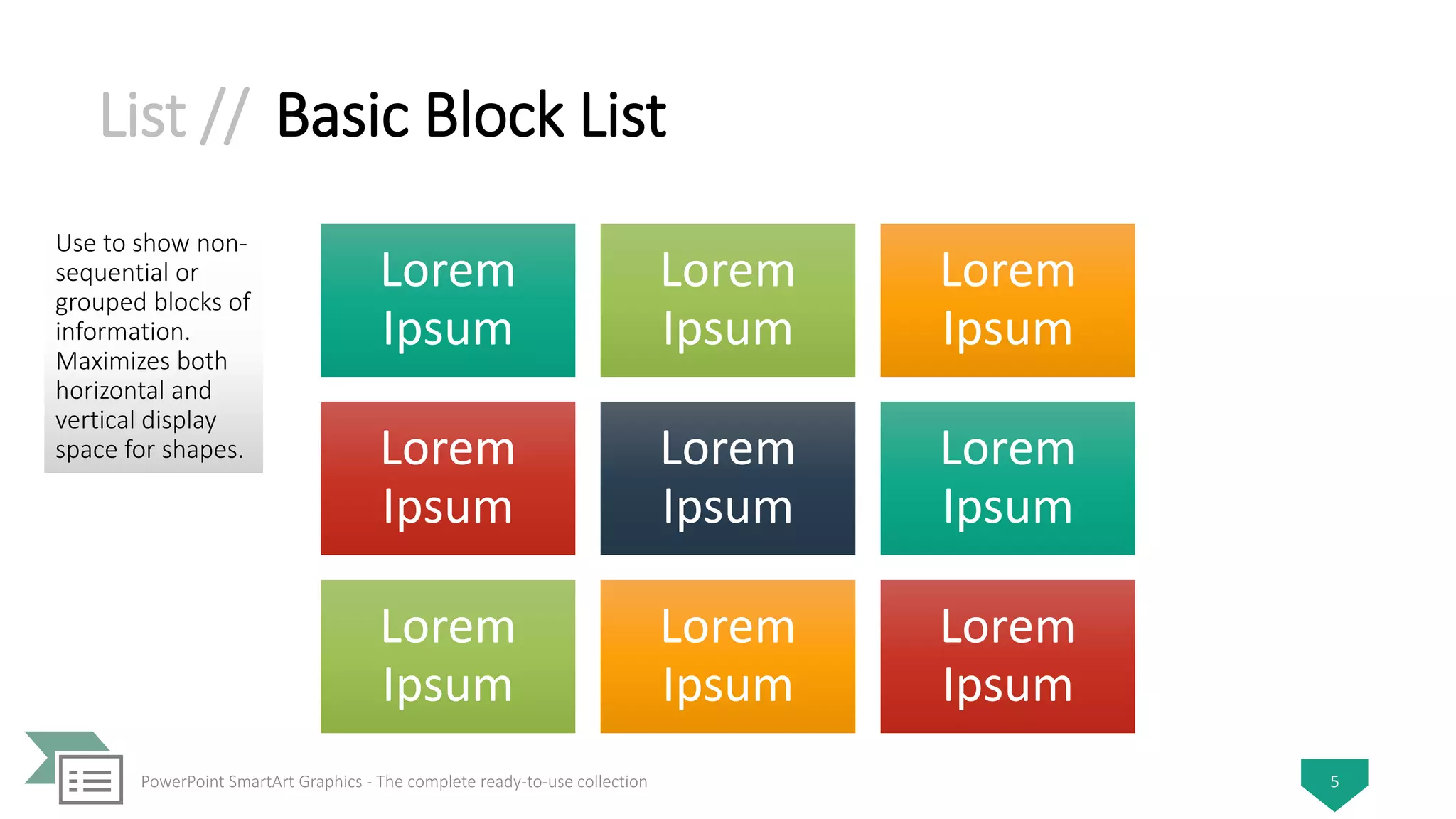 Smart Art Graphics Ready to Use Template | PPTX