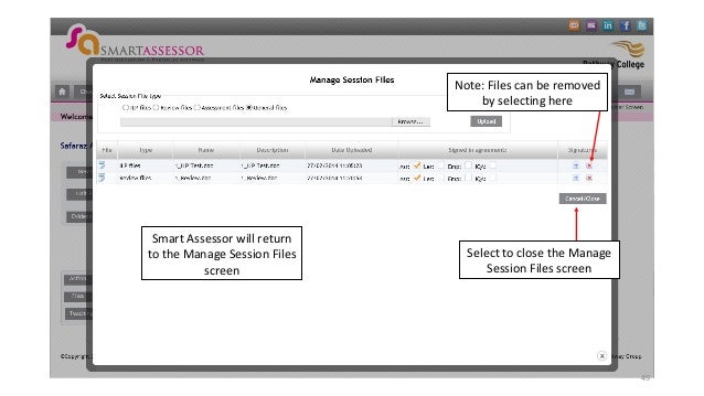 Smart Assessor ePortfolio training for Pathway Group Work Place Learn…