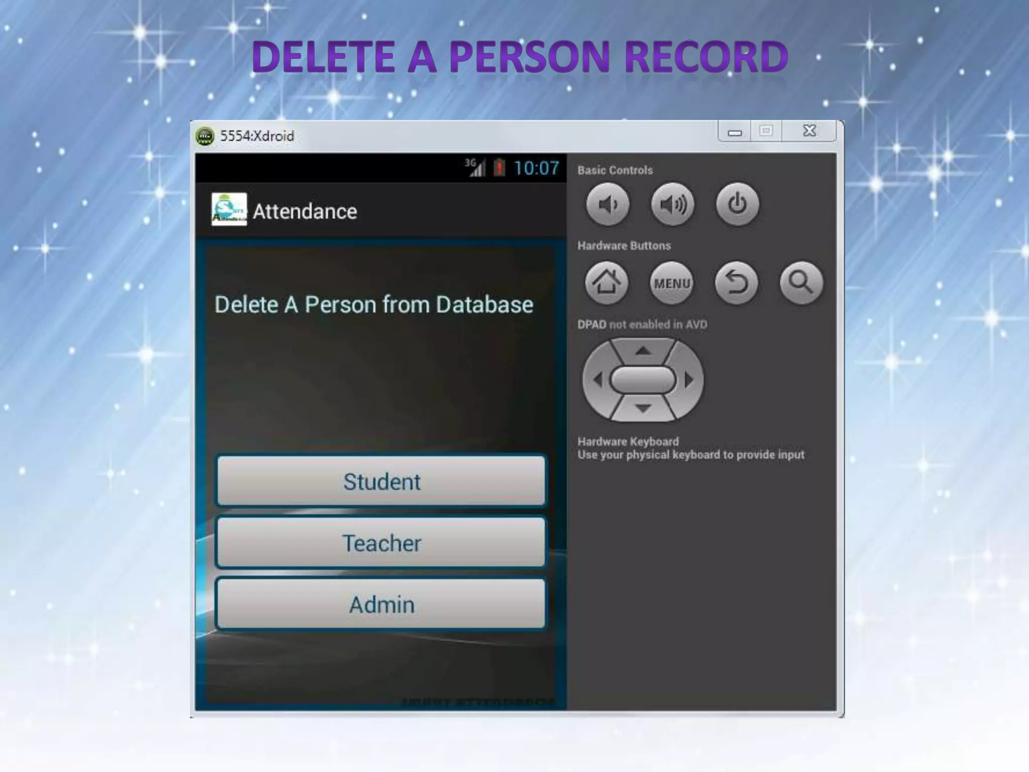 Smart Attendance Management System Using Android WIFI Technology | PPTX