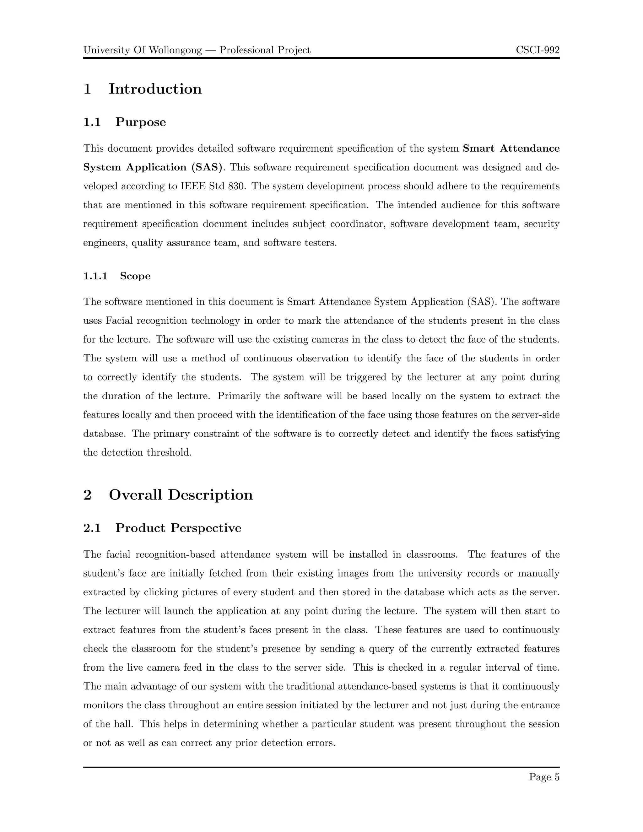 Smart attendance system using facial recognition | PDF