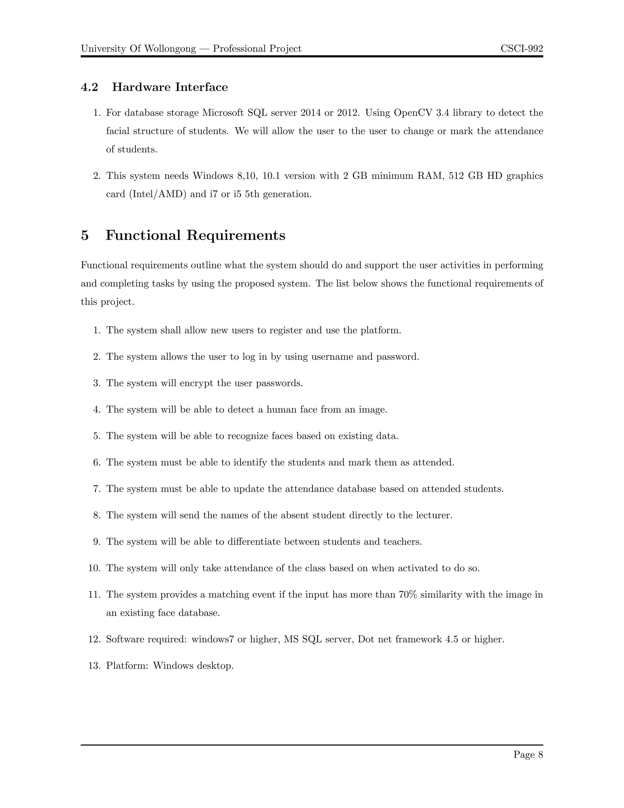 Smart attendance system using facial recognition | PDF