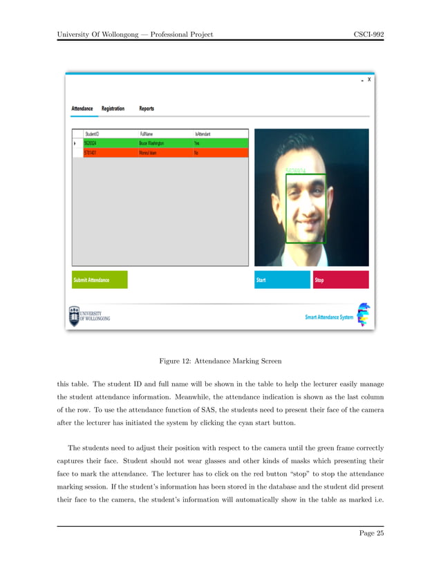Smart attendance system using facial recognition | PDF