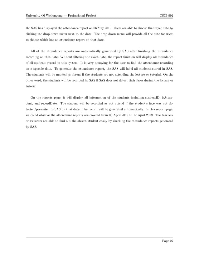 Smart attendance system using facial recognition | PDF