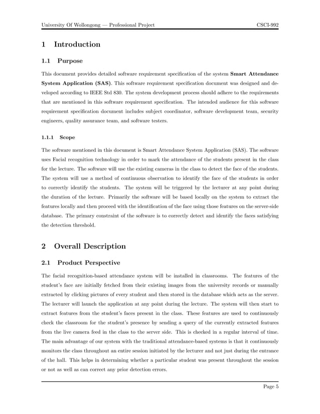 Smart attendance system using facial recognition | PDF