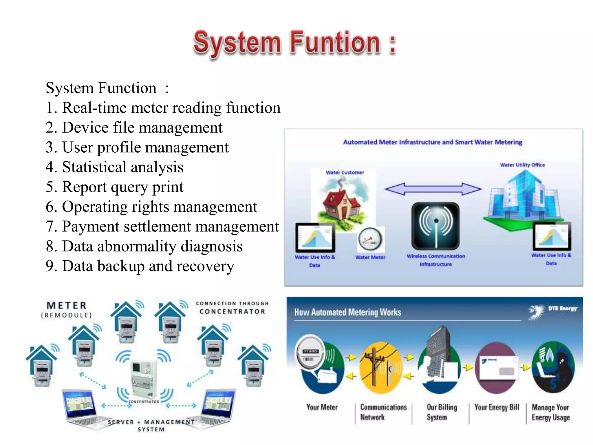 Smart automatic meter reading platform | PPT