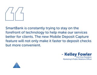 SMARTBANK - MOBILE DEPOSIT CAPTURE | PDF