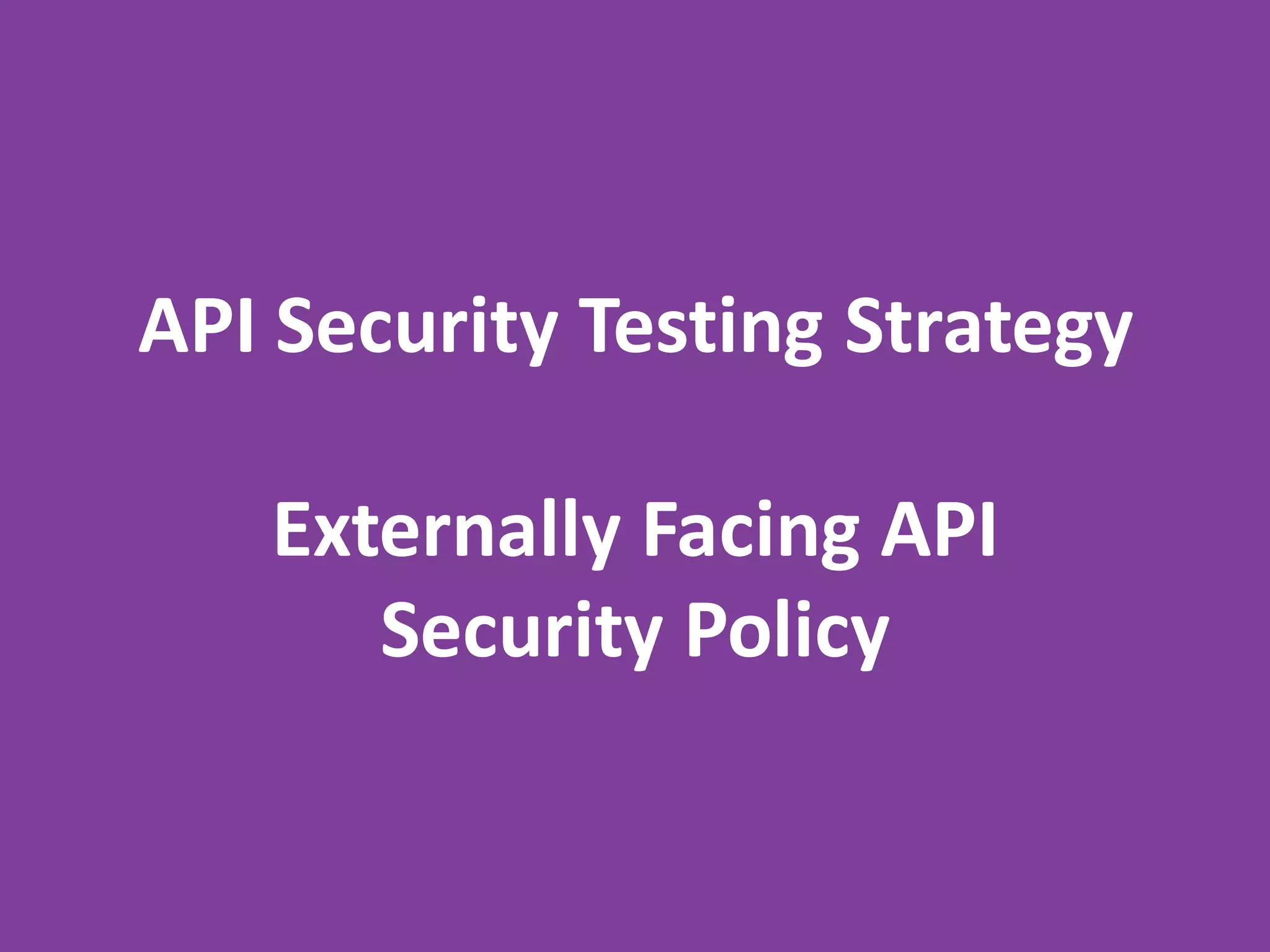 Building an API Security Strategy | PDF | Internet | Computing