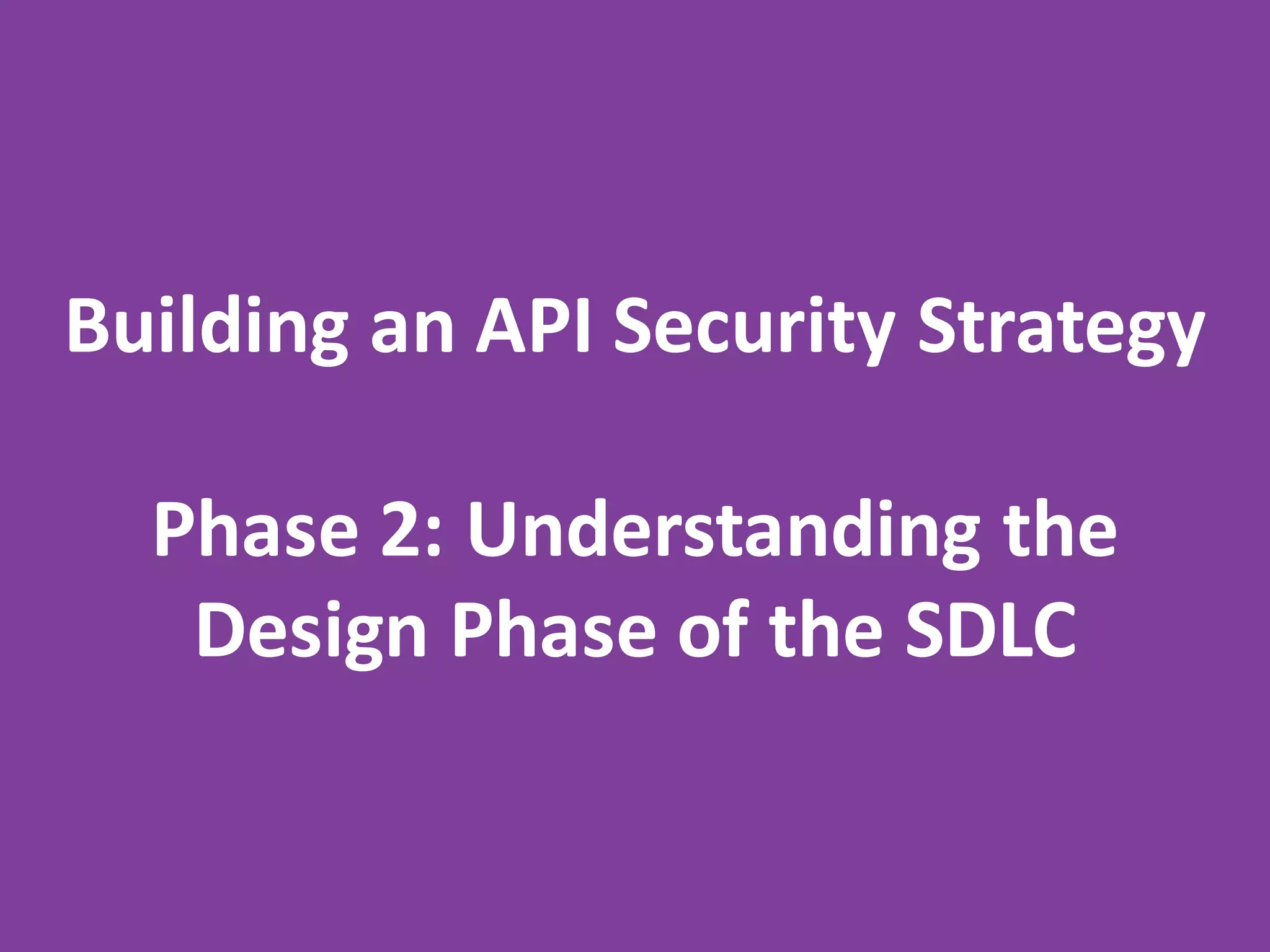 Building An Api Security Strategy Pdf Internet Computing