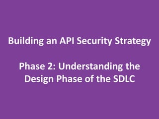 Building an API Security Strategy | PPT