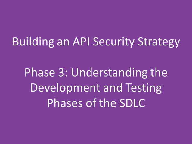 Building An Api Security Strategy Pdf Internet Computing