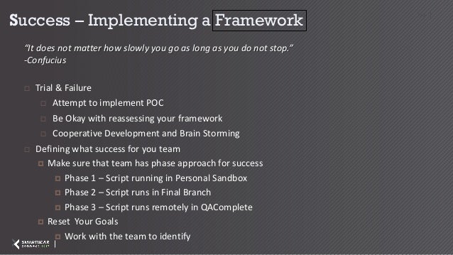 Doing The Impossible Implementing New Testcomplete Framework For Win