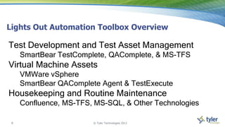Test Automation Using SmartBear's TestComplete and QAComplete | PDF