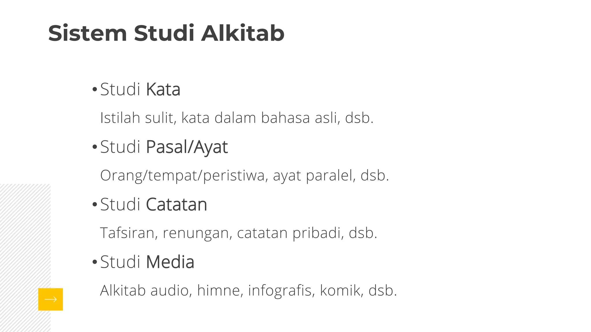 SMART BIBLE -- Studi Alkitab Digital | PPT