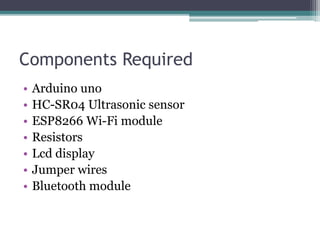 Smart Bins : IOT Based Garbage Monitoring System | PPT
