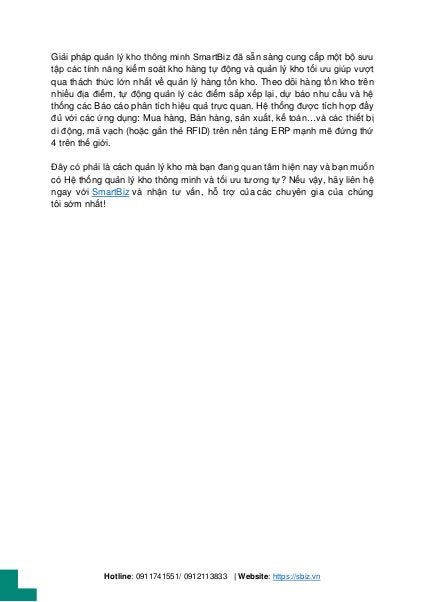 SmartBiz_6 cach quan ly kho thong minh-toi uu hoa hieu suat_20220912 | PDF