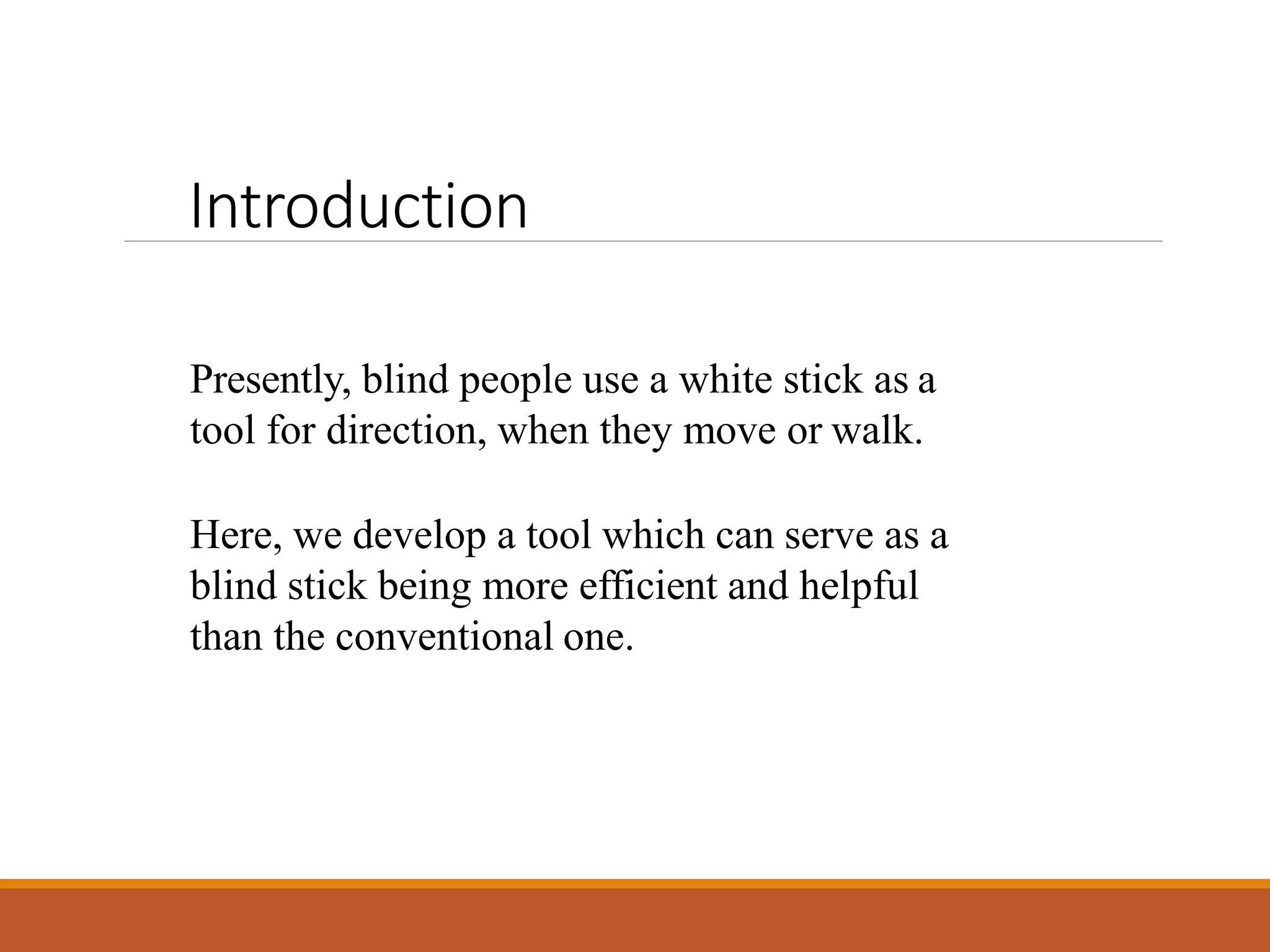 SMART BLIND STICK | PPTX
