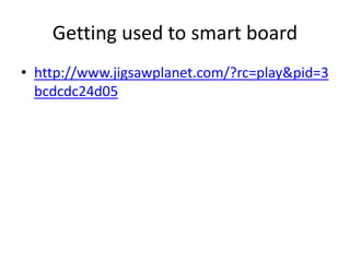 Smart board training | PPT