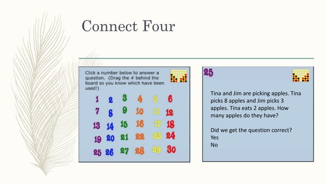 Smart board Connect Four Activity | PPTX | Education