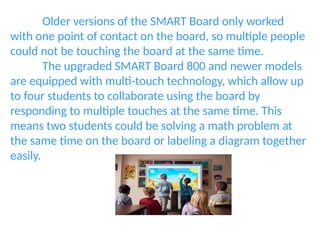smart board features and application used in classes | PPT