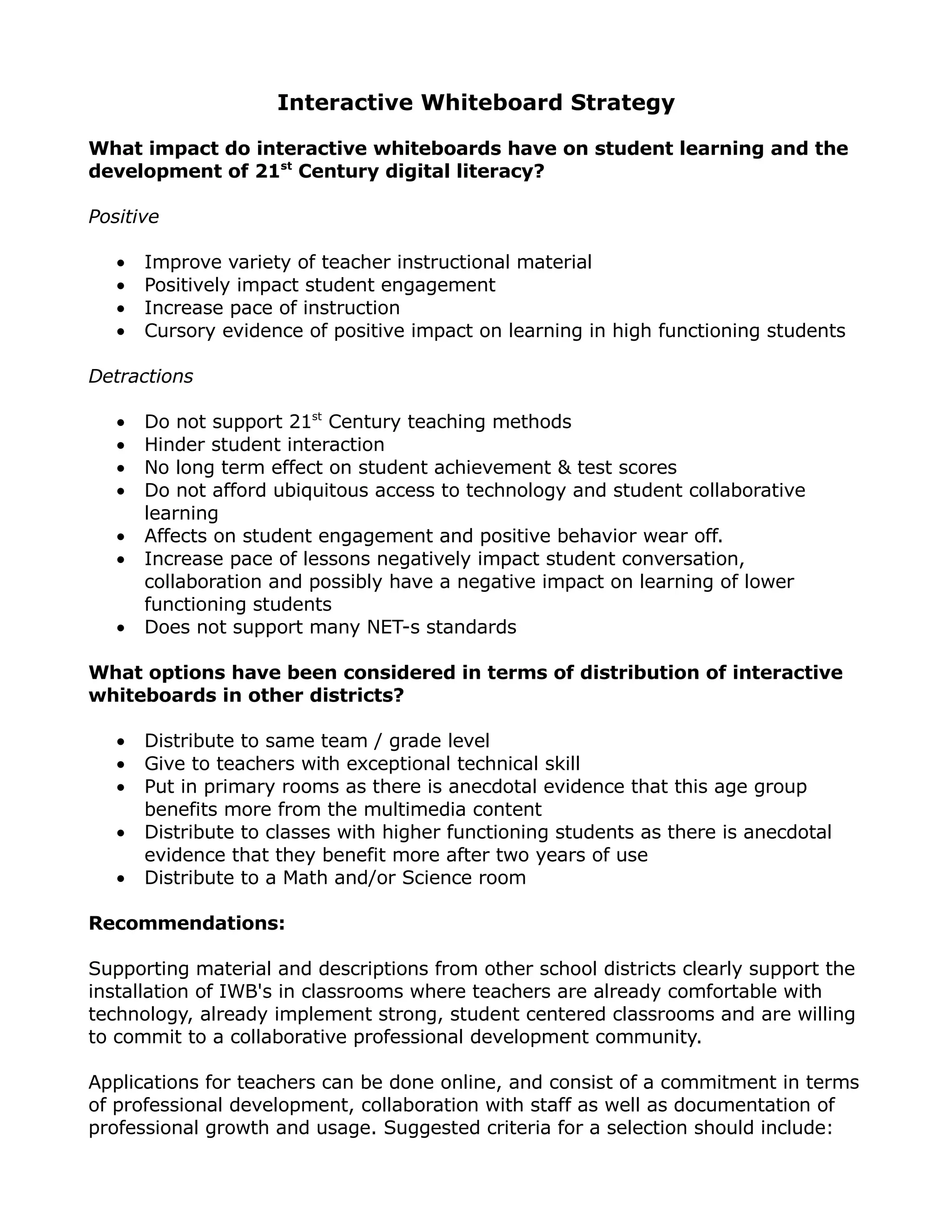Smartboard Report Small | DOC