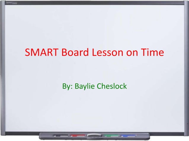 Smart board lesson plan | PPTX