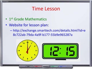 Smartboard Exchange Lesson Plans