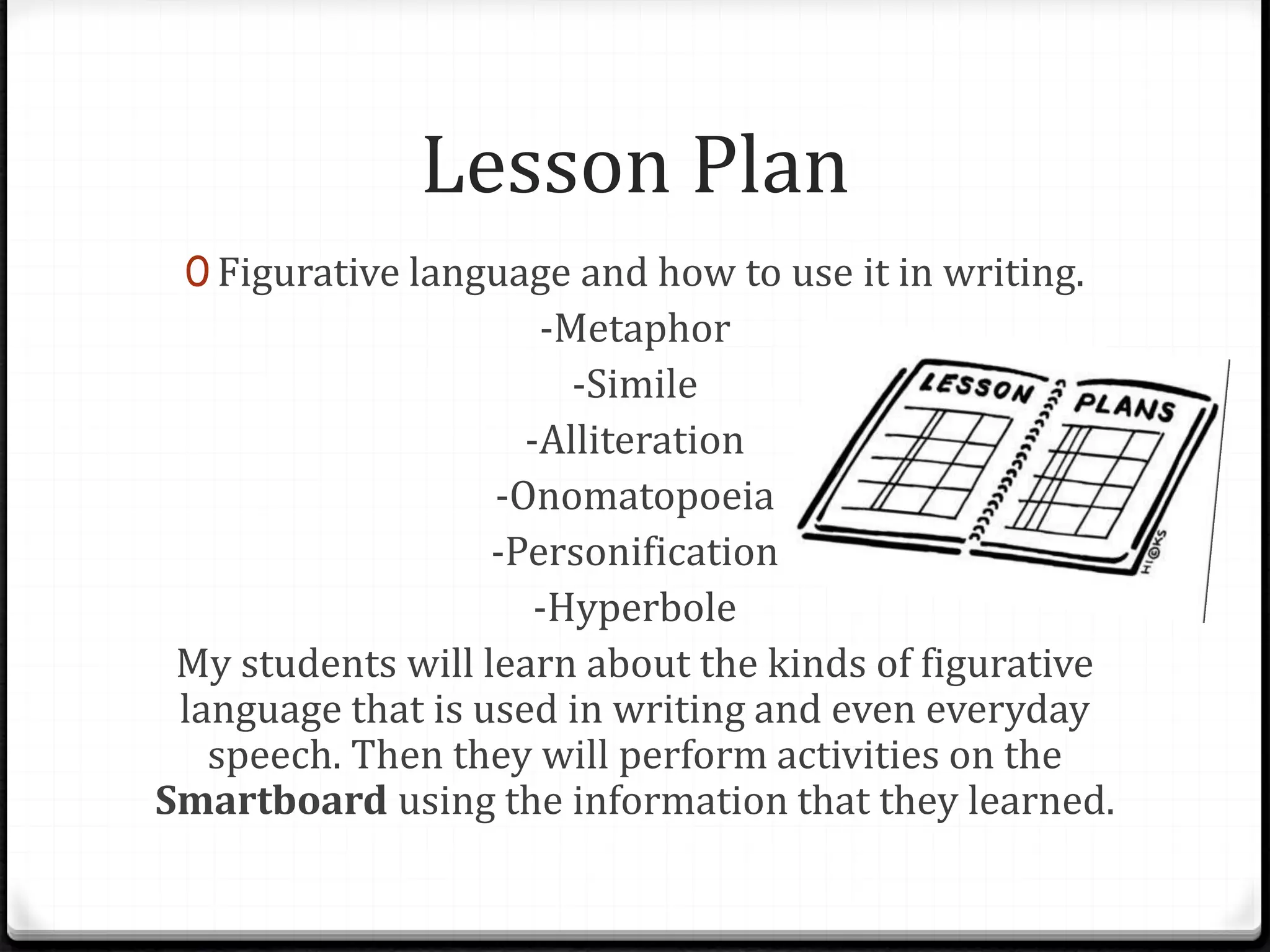 Smartboard Lesson Plan | PPTX