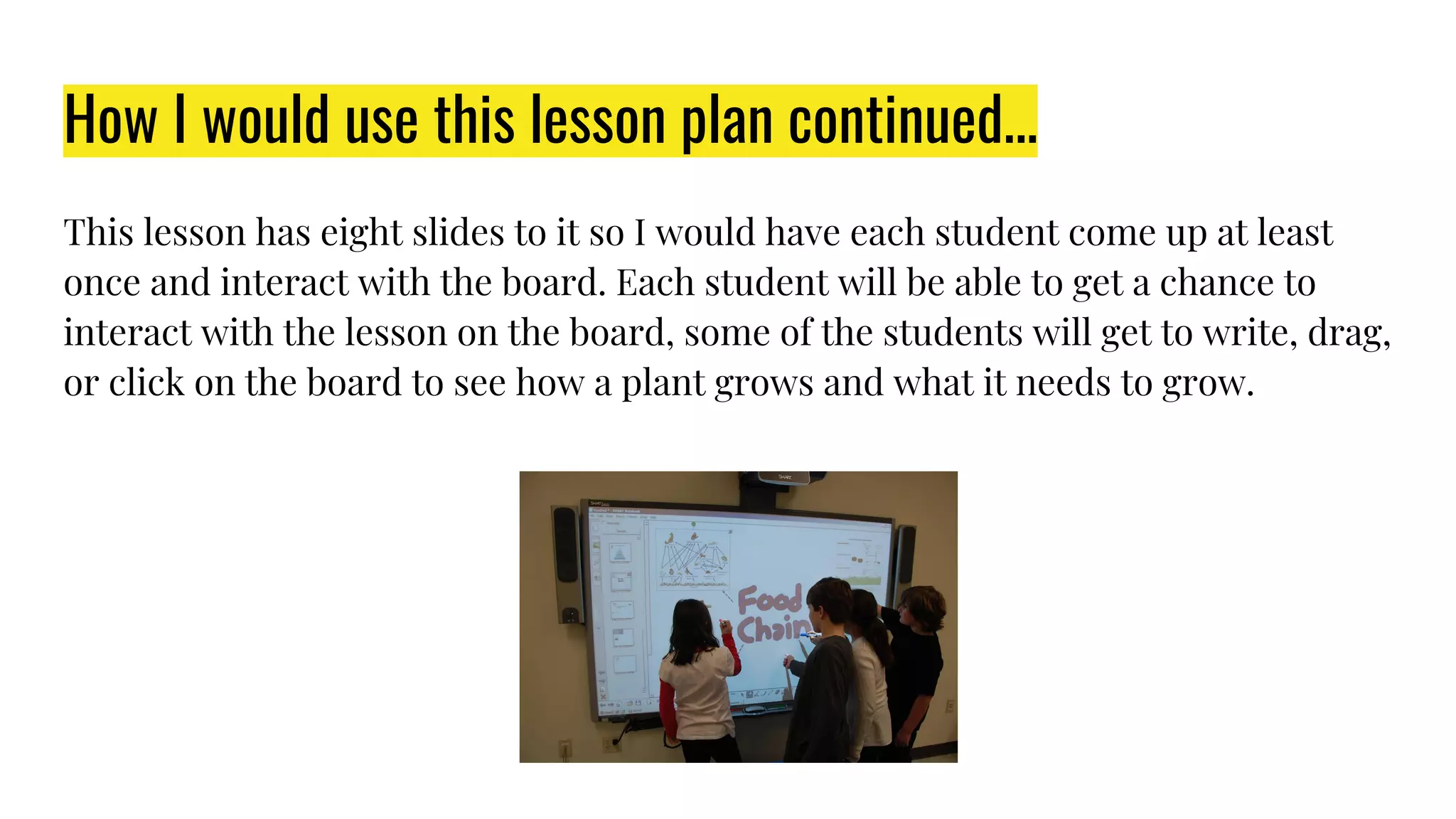 Smartboard lesson plan | PDF