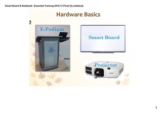Smartboard & notebook essential training | PDF