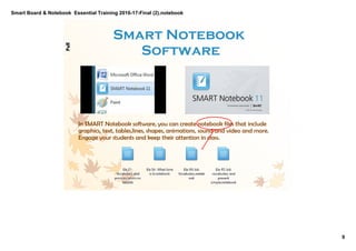 Smartboard & notebook essential training | PDF