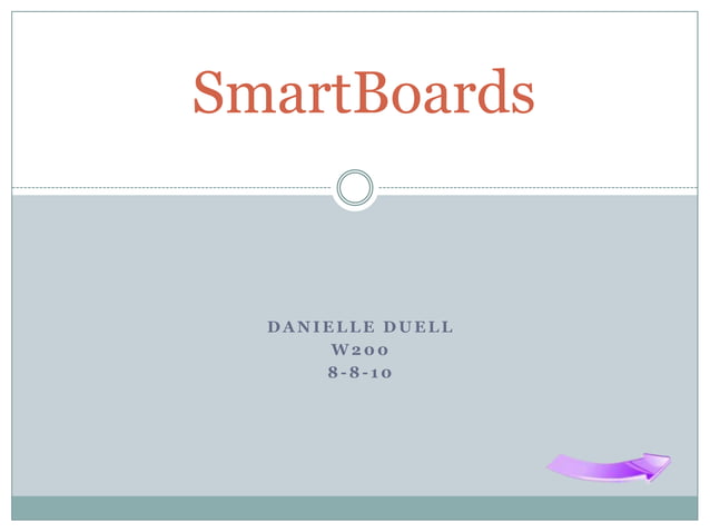 Smart board presentation | PPT
