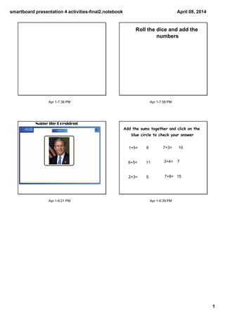Smartboard presentation 4 pdf | PDF