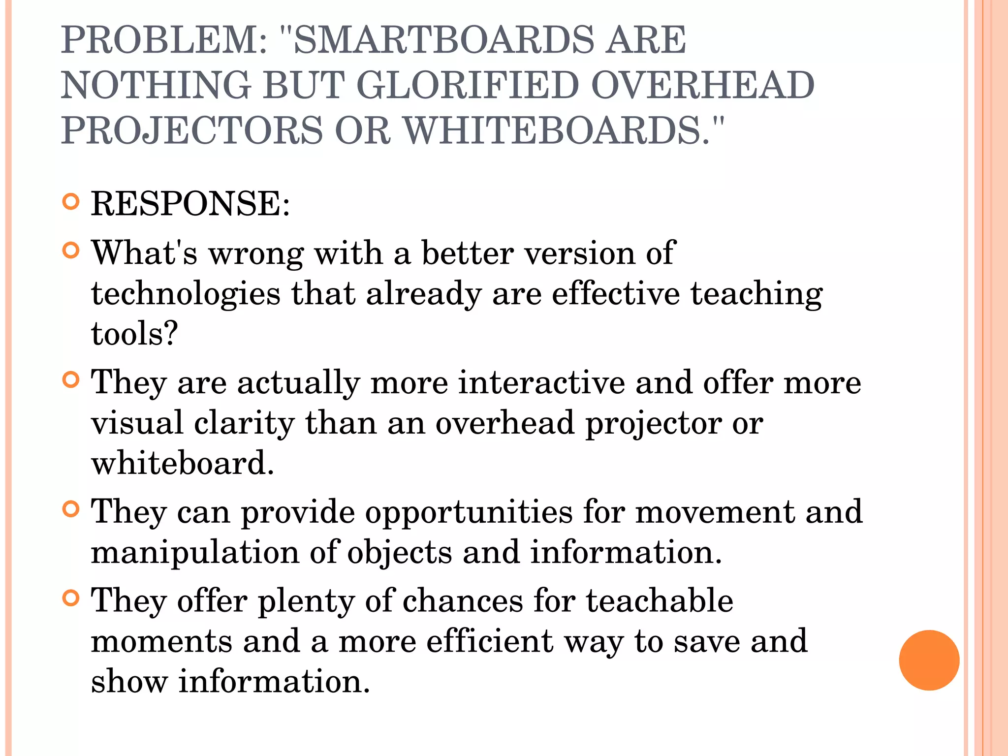 Smart Board Problem Statements | PPT