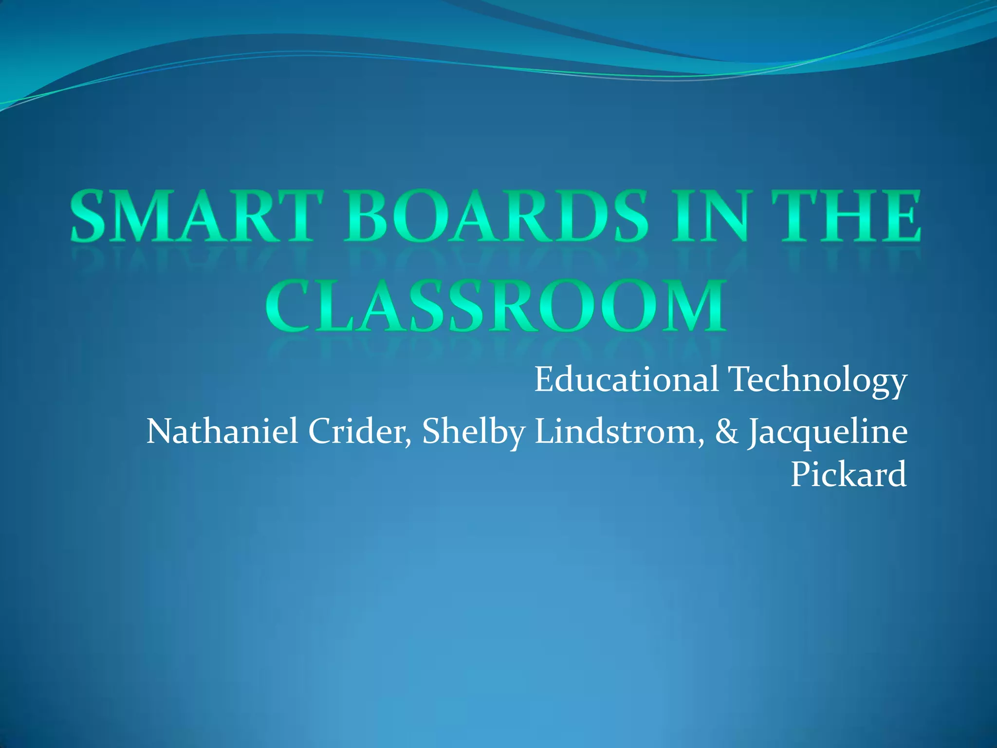 Smart board project | PPT