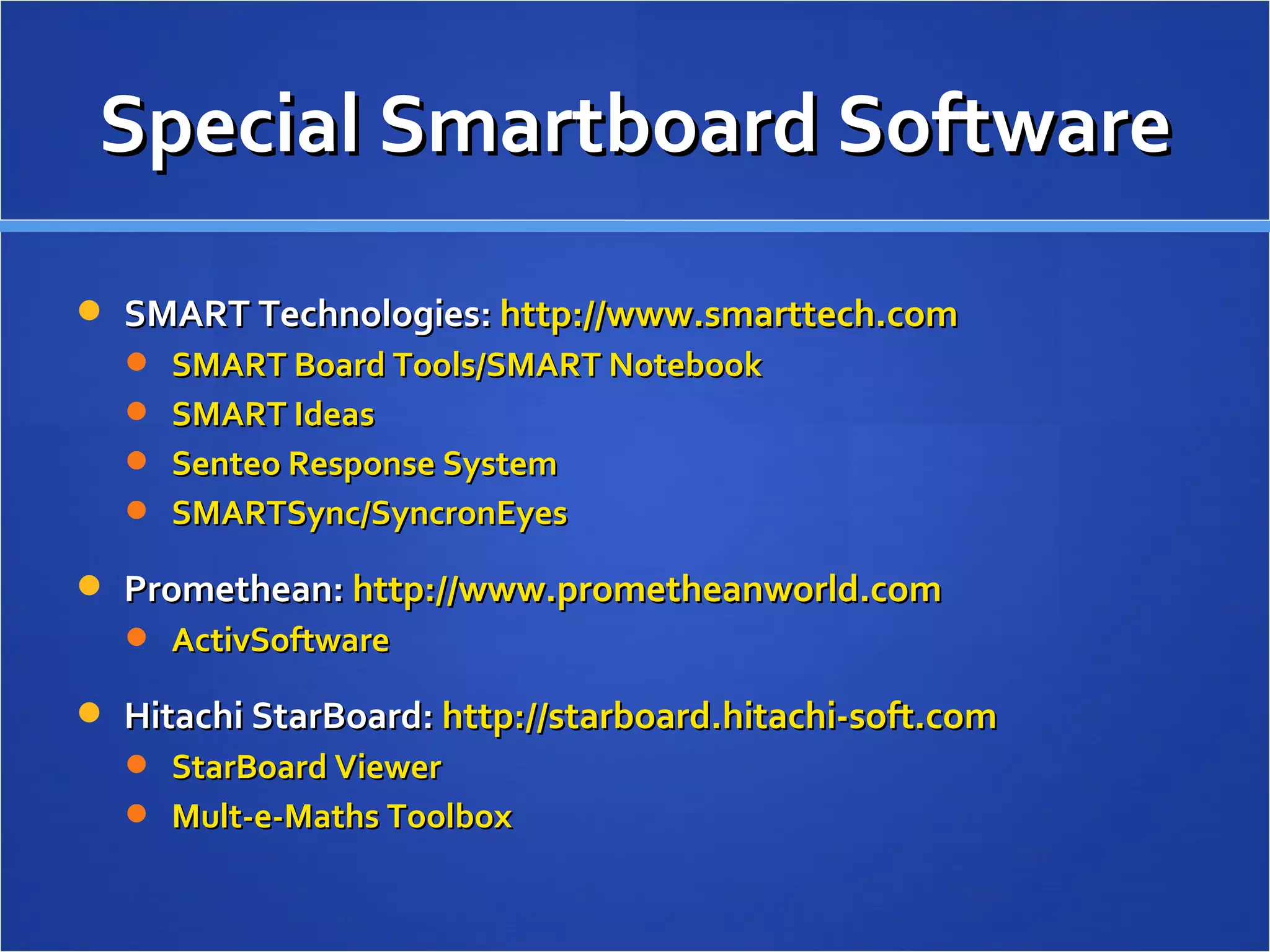 Smartboards | PPT