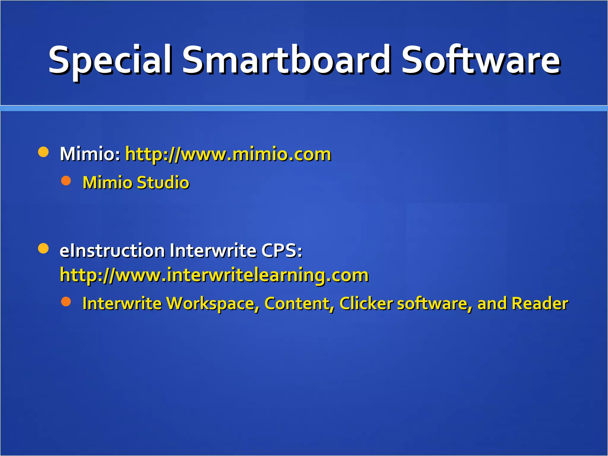 Smartboards | PPT