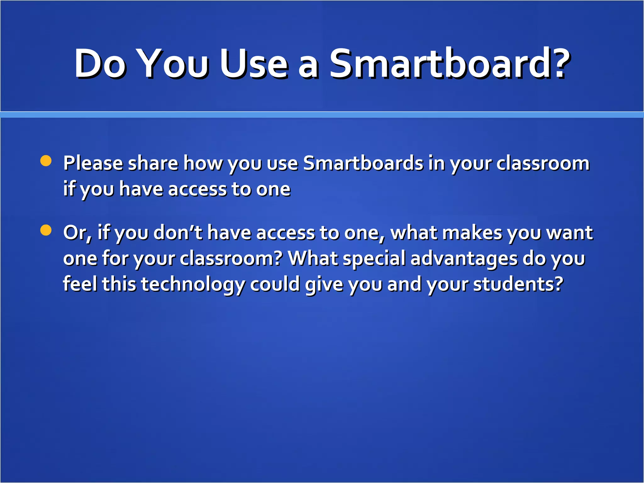 Smartboards | PPT