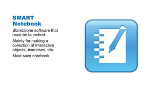 Introduction to SMART Boards for the K8 Classroom | PPTX | Laptops ...