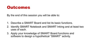 Introduction to SMART Boards for the K8 Classroom | PPTX | Laptops ...
