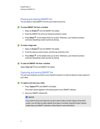 Smartboard Smart Ink User Guide | PDF