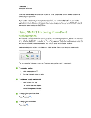 Smartboard Smart Ink User Guide | PDF