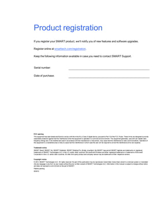 Smartboard Smart Ink User Guide | PDF