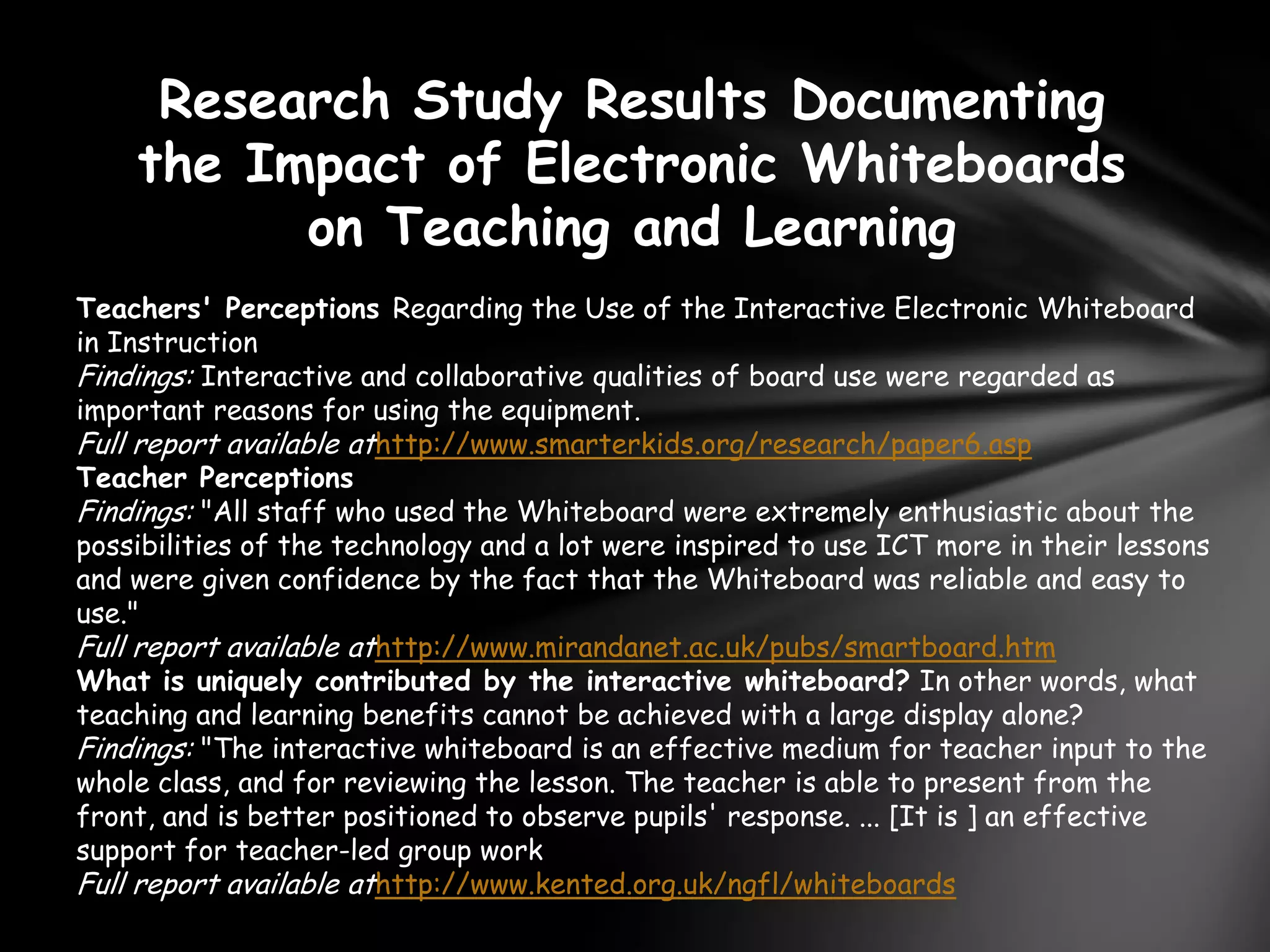 Smart board technology for teachers | PPTX | Special Education | Education