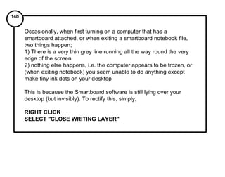 Smartboard Training Guide 1 To 17 | PPT