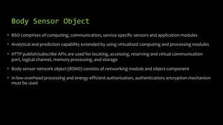 Smart body Object sensor networking | PPT